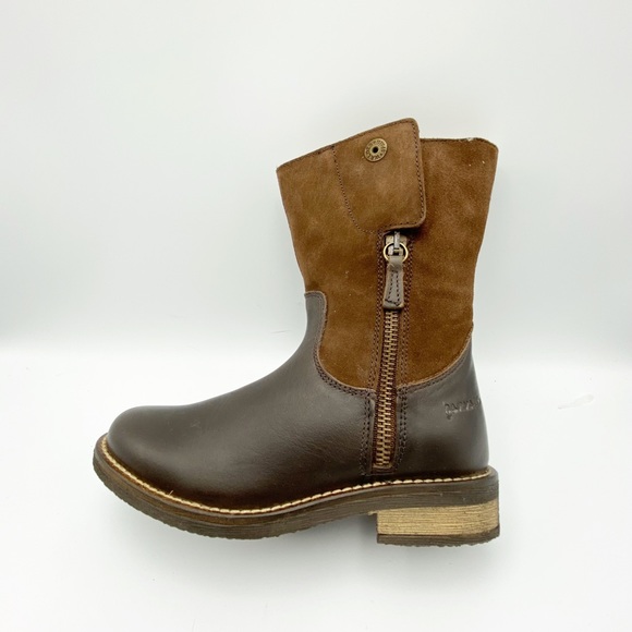 Garvalin | Shoes | Nwt Garvalin Brown Girls Sheepskin Cordero Leather ...